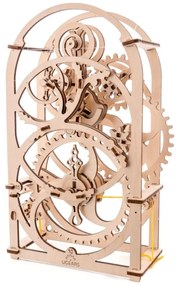 Ugears 3D dřevěné mechanické puzzle Hodinový strojek