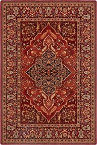 Kusový koberec Leyla vínový (ruby) 100 x 180 cm