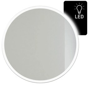 Kulaté zrcadlo do koupelny s LED osvětlením - ⌀ 100 cm - Moonlight Ronde