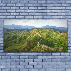 akrylový obraz Velká Zeď Hora Krajina 120x60 cm