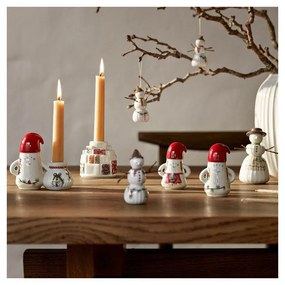 Keramický svícen s vánočním motivem Hammershøi Christmas Father Elf – Kähler Design