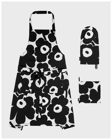 Kuchyňská dárková sada Pieni Unikko černá - set 3 Marimekko
