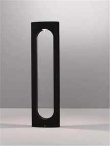 NV 9002841 Venkovní sloupkové svítidlo PORTAL černý hliník a akryl LED 13.5W 3000K 220-240V 296st. IP54 - NOVA LUCE