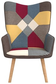 vidaXL Marketos Relaxační křeslo patchwork textil