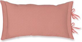 Pip Studio perkálový polštář Rosa Rani 35 x 60 cm  (Růžový perkálový polštář v podlouhlém rozměru)