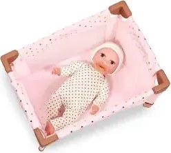 LullaBaby Postýlka pro panenku s doplňky / od 2 let