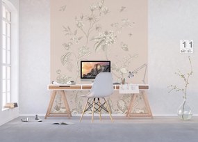 Vliesová fototapeta na zed' Jemné Květiny | 225 x 270 cm | DFT3P5913