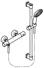 GROHE 34857000 - Termostatická sprchová baterie PRECISION GET 12” lesklý chrom
