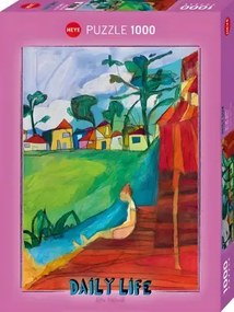 HEYE Puzzle Daily Life: U řeky / 1000 dílků / 50 × 70 cm