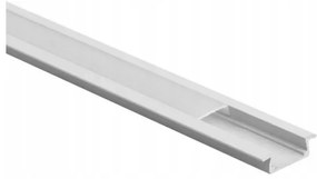 ECOLIGHT Zapuštěný profil bílý + mléčné stínidlo 2m