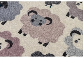 Dětský kusový koberec Ovečky krémový 190x270cm