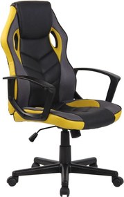 Bhm germany Kancelářská židle Glendale, černá / žlutá