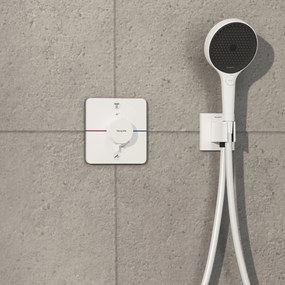 Hansgrohe ShowerSelect Comfort Q, termostat pod omítku pro 2 spotřebiče, bílá matná, HAN-15583700