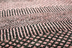Diamond Carpets koberce Ručně vázaný kusový koberec Diamond DC-MCN Black/rust - 365x457 cm