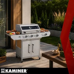 Plynový gril 3+1 13,5kW Varen 4,0 Kaminer