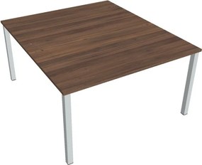 Kancelářský pracovní stůl Hobis USD 1400, deskaakát, černá černá