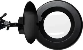 Maul Viso černá / Lupová stolní LED lampa / 3 dioptrie / 660 lm / 6500