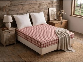Prostěradlo z mikrovlákna TARTAN HEART barevné 90x200 cm