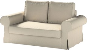 Potah na pohovku IKEA Backabro 2-místná, rozkládací barva béžová látka pletený vzor