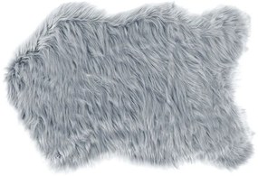 Bellatex Kožešina umělá koberec 60x90 cm šedá