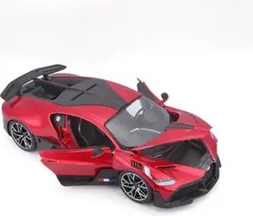 Bburago Bugatti Divo červená metalíza 1:18 / od 3 let