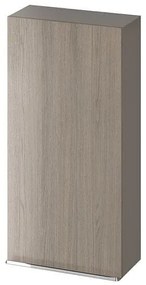 Cersanit Závěsná skříňka virgo 40 šedý dub s chromovými úchyty (S522-037)