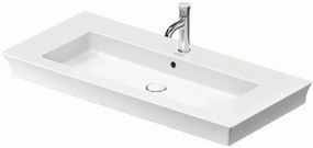 Duravit White Tulip - Nábytkové umyvadlo 1050x490 mm, 1 otvor pro baterii, s WonderGliss, bílá 23631000001