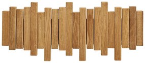 Nástěnný věšák z dubového dřeva v přírodní barvě 3 cm Caltra – House Nordic