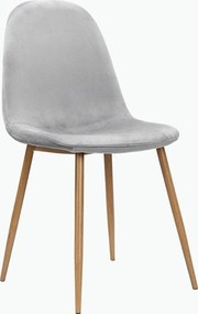Danish style Jídelní židle Ines (SET 4 ks), šedá
