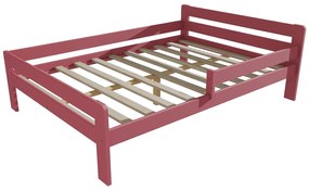 Vomaks Dětská postel se zábranou VMK002C KIDS Rozměr: 120 x 200 cm, Barva: barva růžová
