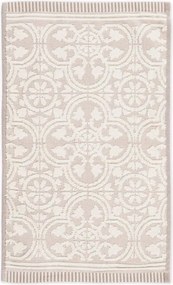 Pip Studio ručníky z bavlněného froté Tile de Pip, khaki (Luxusní ručníky z bavlněného froté v designu Tile de Pip barvě khaki)