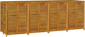 Zahradní úložný box 280 x 87 x 104 cm masivní akáciové dřevo 3155244
