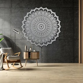 Luxusní dřevěná mandala na zeď, Luxusní dekorace do obývacího pokoje | SENTOP PR0506