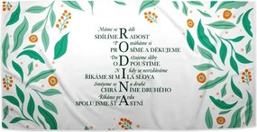 Sablio Ručník Rodina 2 - 70x140 cm