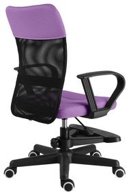 Dětská kancelářská židle NEOSEAT MONKEY černo-fialová