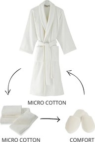 Unisex župan MICRO COTTON Smetanová S