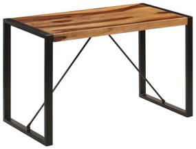 247423 vidaXL Jídelní stůl 120 x 60 x 76 cm masivní sheeshamové dřevo