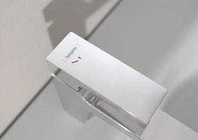 Hansgrohe Metropol, páková umyvadlová baterie 100 CoolStart s odtokovou soupravou Push-Open, chromová, 32503000