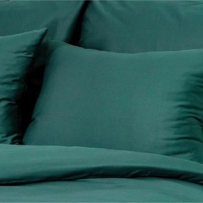 Saténové povlečení LUXURY COLLECTION tmavě zelené - 1x 140/220, 1x 70/90cm