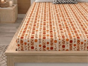 Prostěradlo z mikrovlákna PUMPKIN STRIPES barevné 90x200 cm