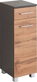 XXXLutz SPODNÍ SKŘÍŇKA, dub wotan, barvy grafitu, 30/79/35 cm Held - Koupelnové série - 000307017506