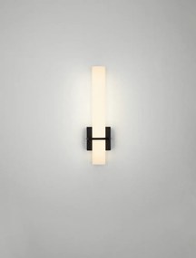 Bílé/matně černé ocelové LED nástěnné svítidlo Luca – Nova Luce