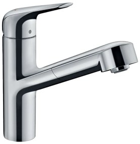 Hansgrohe Focus M42 - Dřezová baterie M427-H150 ECO, s výsuvnou koncovkou, EcoSmart, chrom 71865000