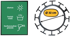 Plastový obrubník 45 mm x 100 cm 3926.90.97