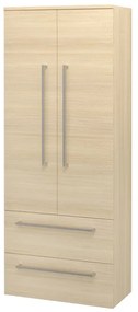 Mereo Mereo, Bino, koupelnová skříňka vysoká, dvojitá 163 cm, CN639