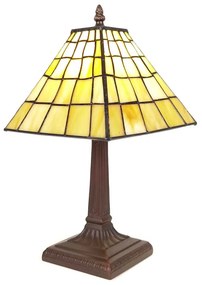Stolní lampa Tiffany Marisol - Ø 20*34 cm E14/max 1*25W