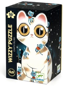 Efektní puzzle - přítulná kočka - 50 ks
