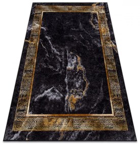 Kusový koberec Adoni černozlatý 140x190cm