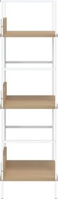 Knihovna se 3 policemi dub 60 x 27,6 x 90,5 cm kompozitní dřevo 288221
