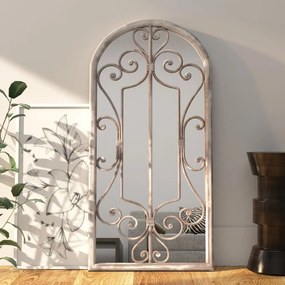 Zrcadlo pískové 100 x 45 cm železo do interiéru 3093543